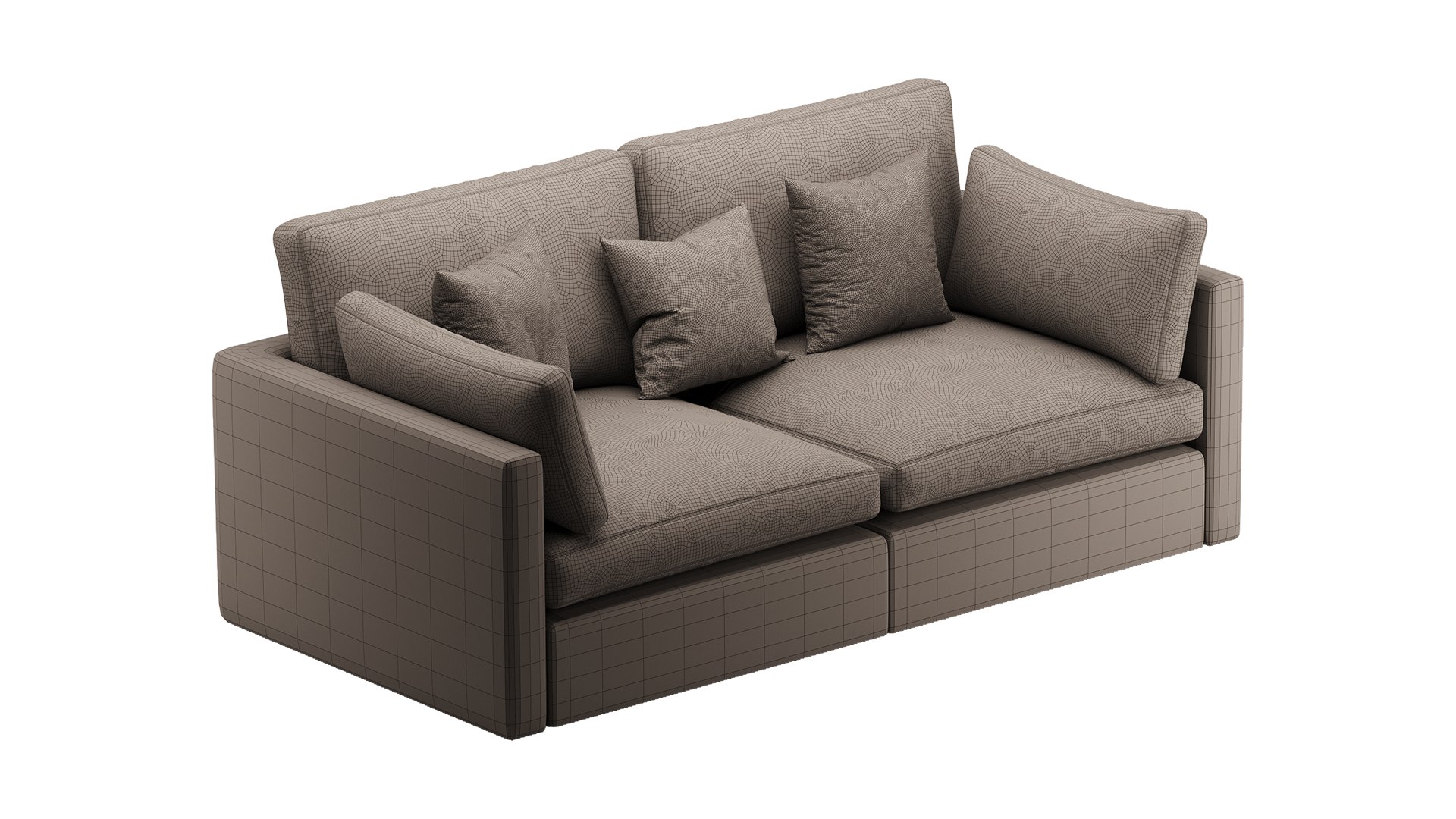 3D Hackney Lounge Sofa Model - TurboSquid 2314932