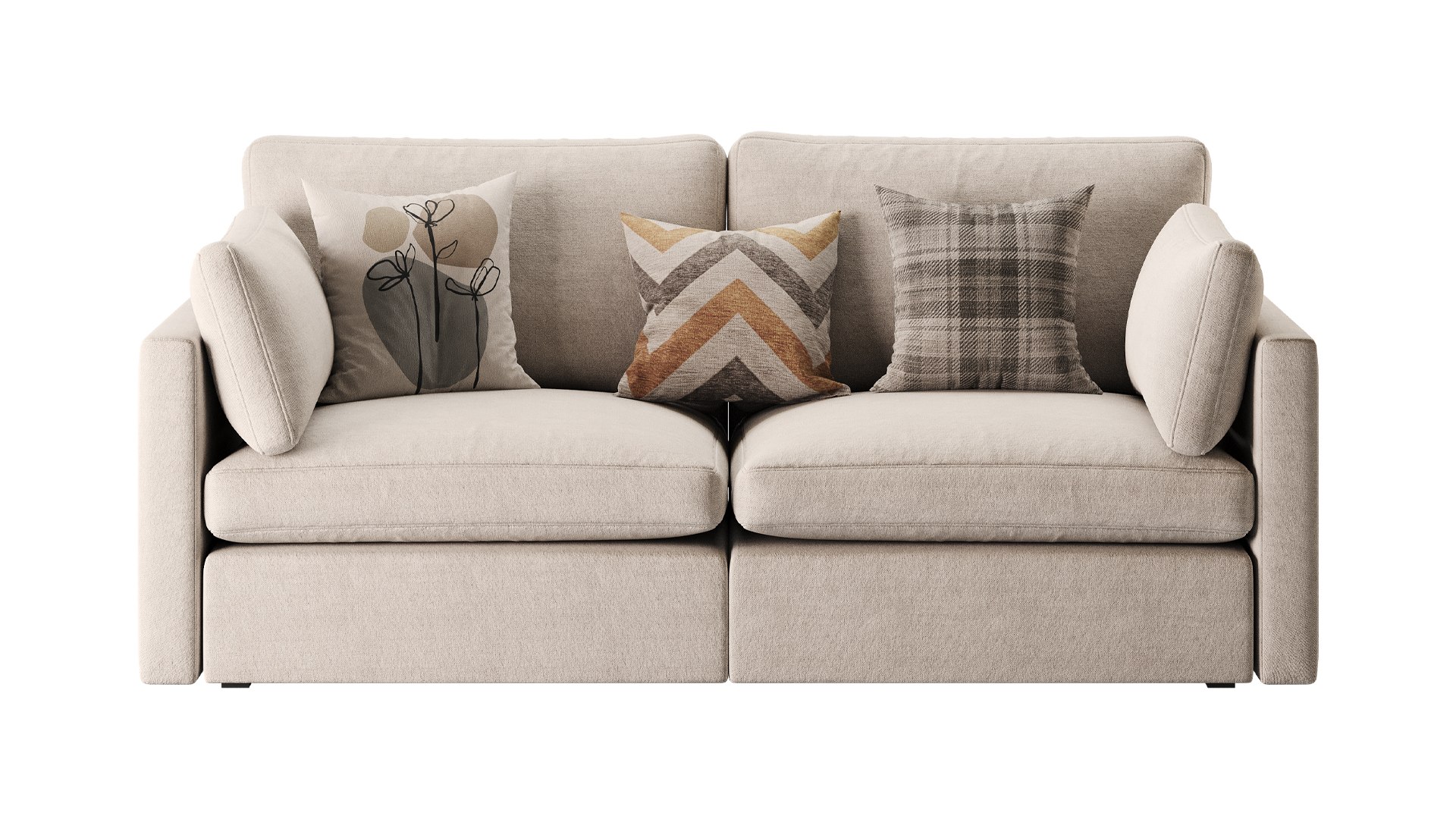 3D Hackney Lounge Sofa Model - TurboSquid 2314932