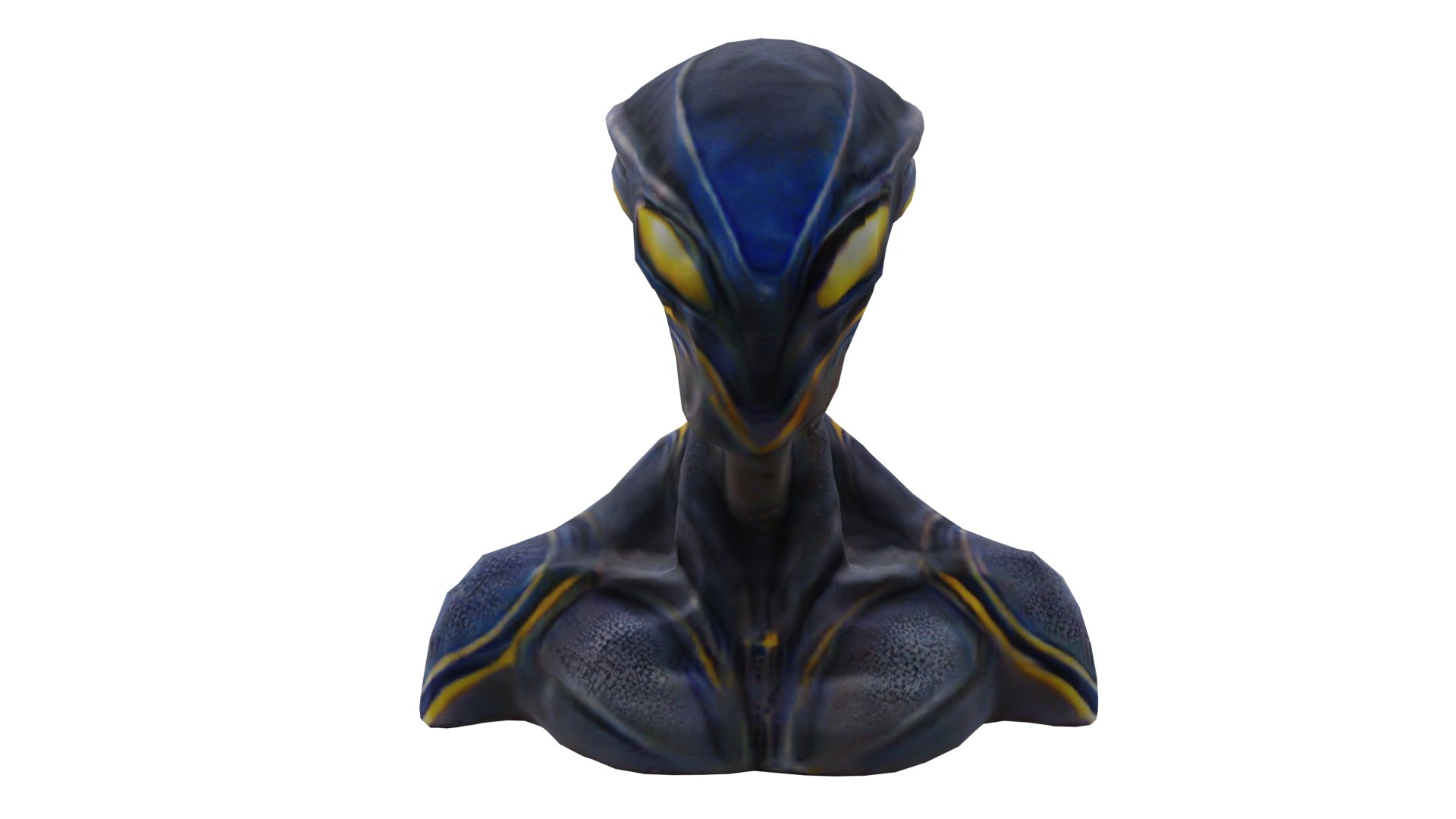 Realistic Alien Low-poly 3D Model 3D Model - TurboSquid 2210311