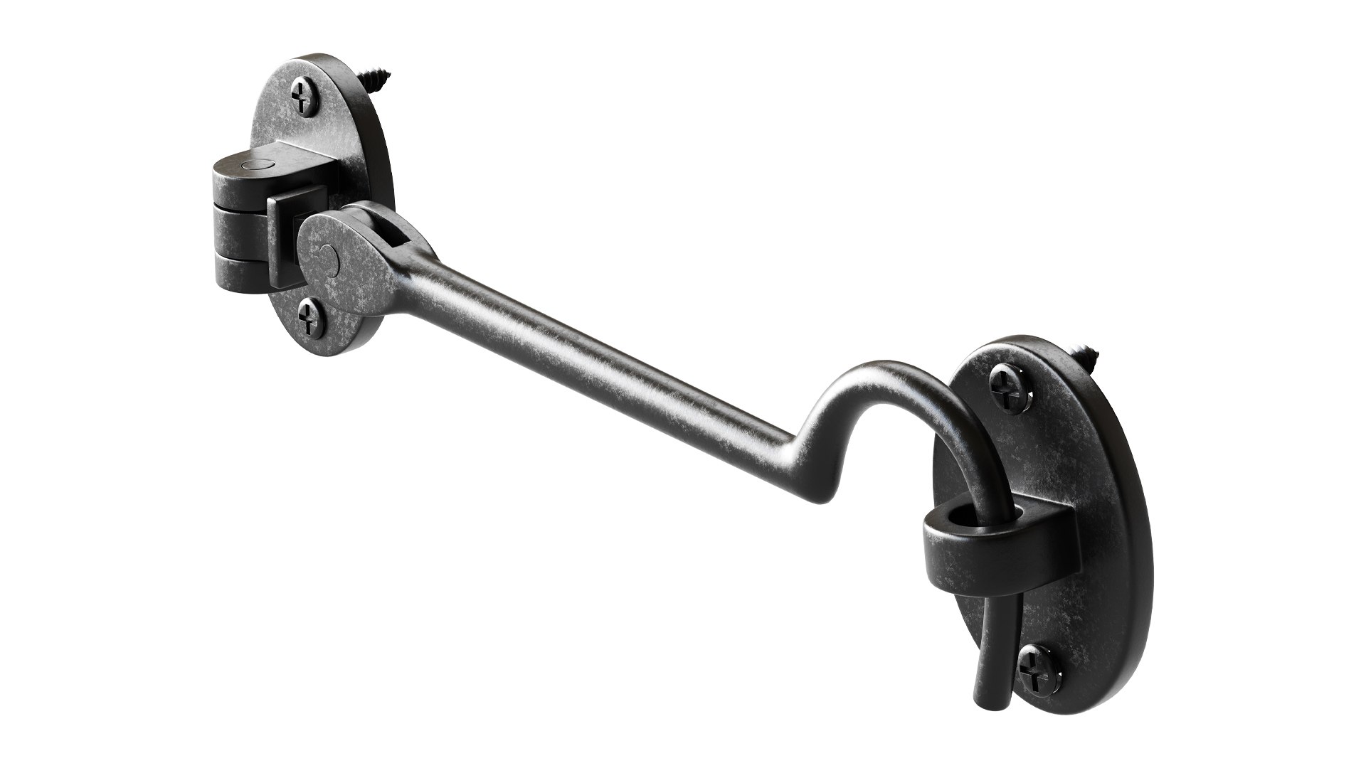 3D Oil Rubbed Bronze Finish Solid Brass Swivel Pivot Style Cabin Eyelet ...