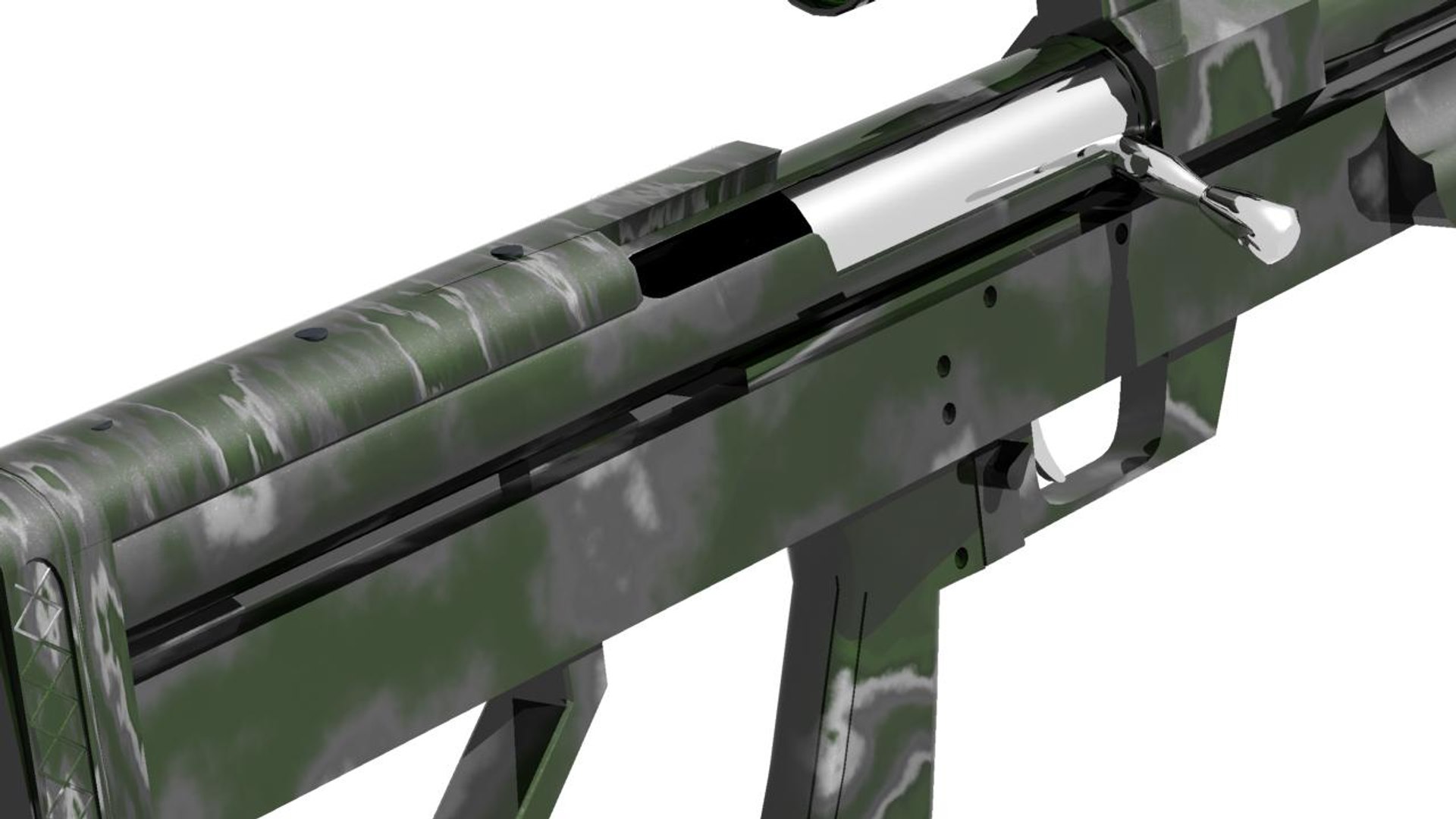 3d model of gun hs-50