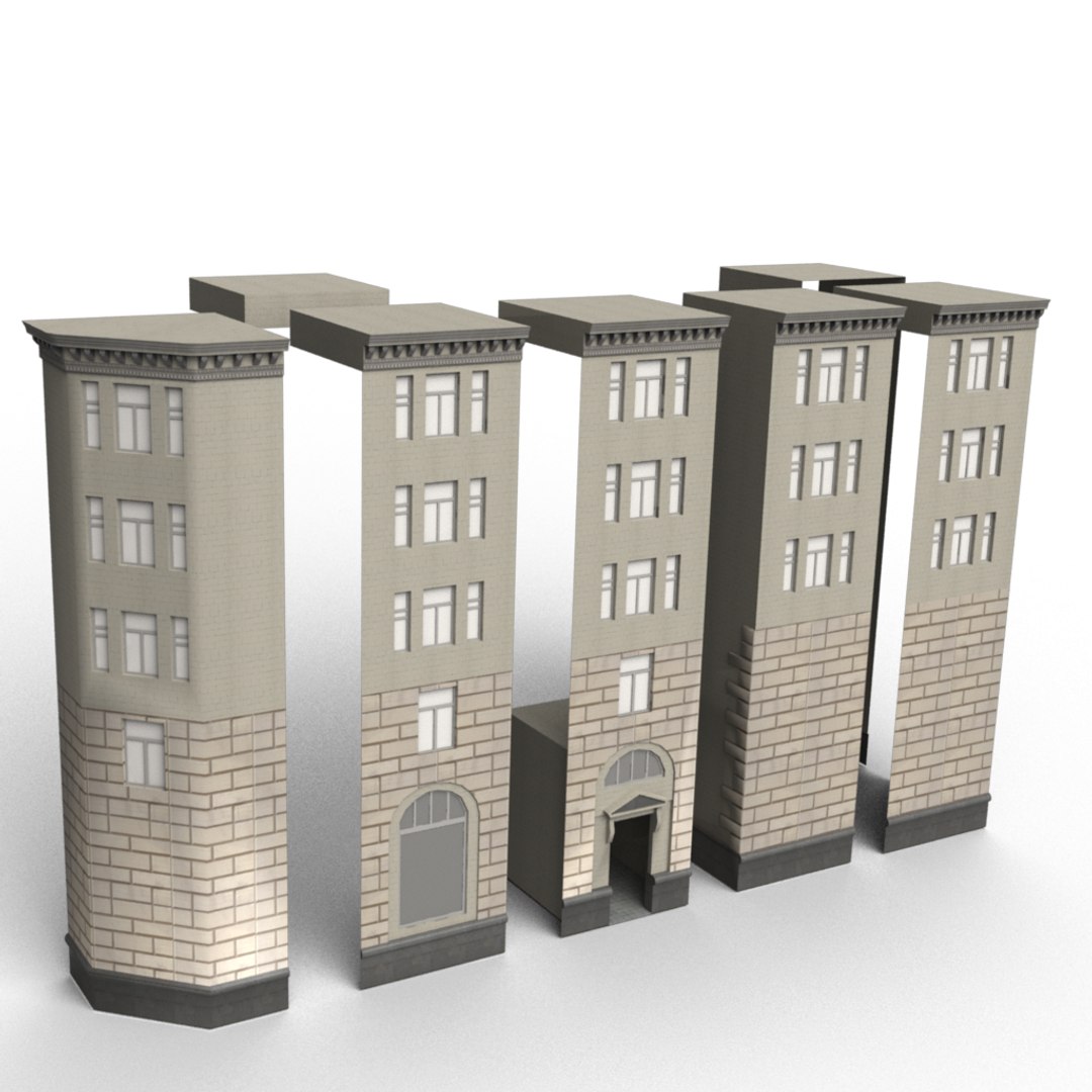 3d Modular House Model