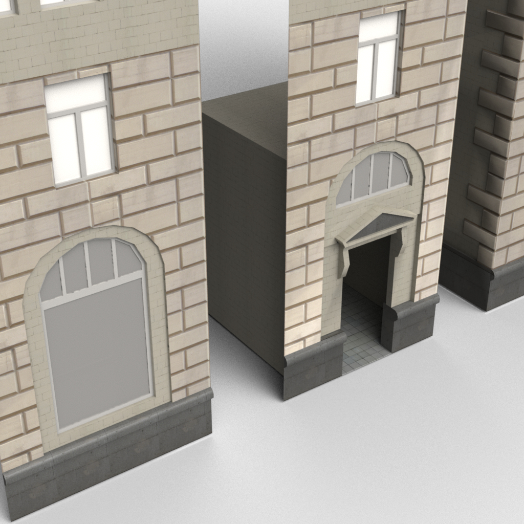 3d modular house model