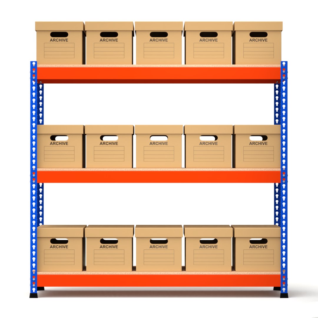 3D model box metal rack - TurboSquid 1267468