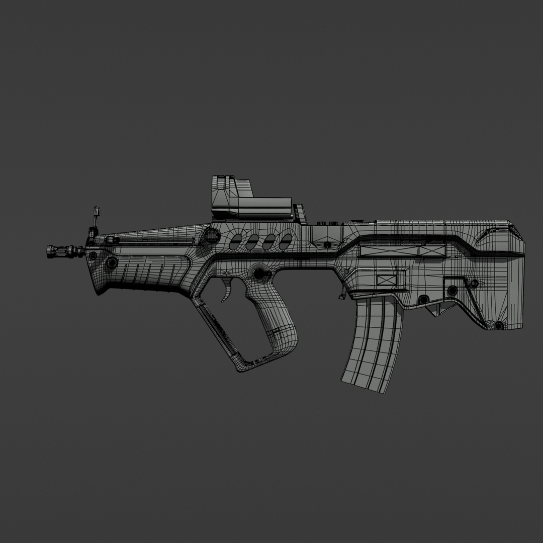 3d max compact tavor assault rifle
