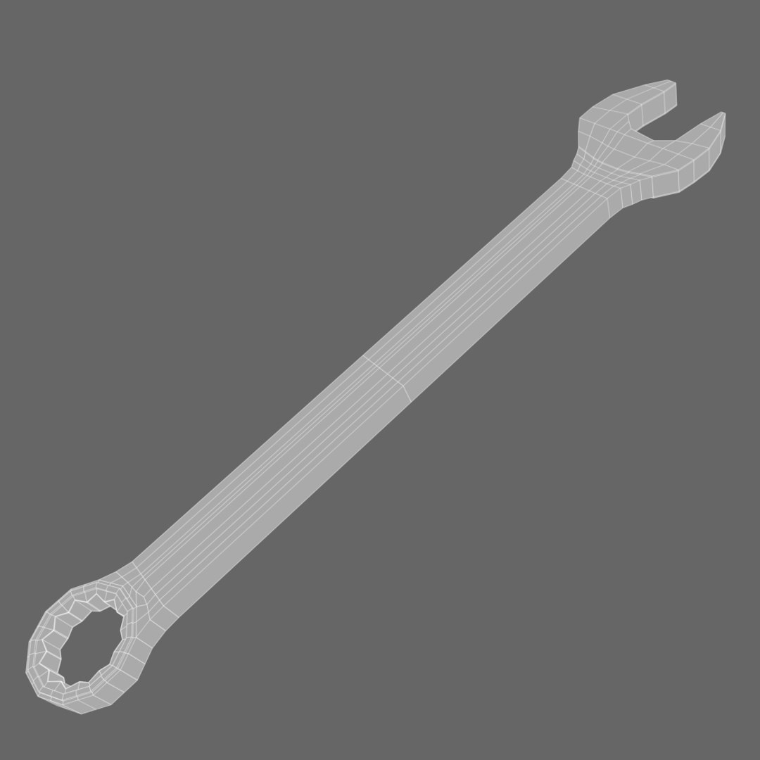 wrench tool 3d model