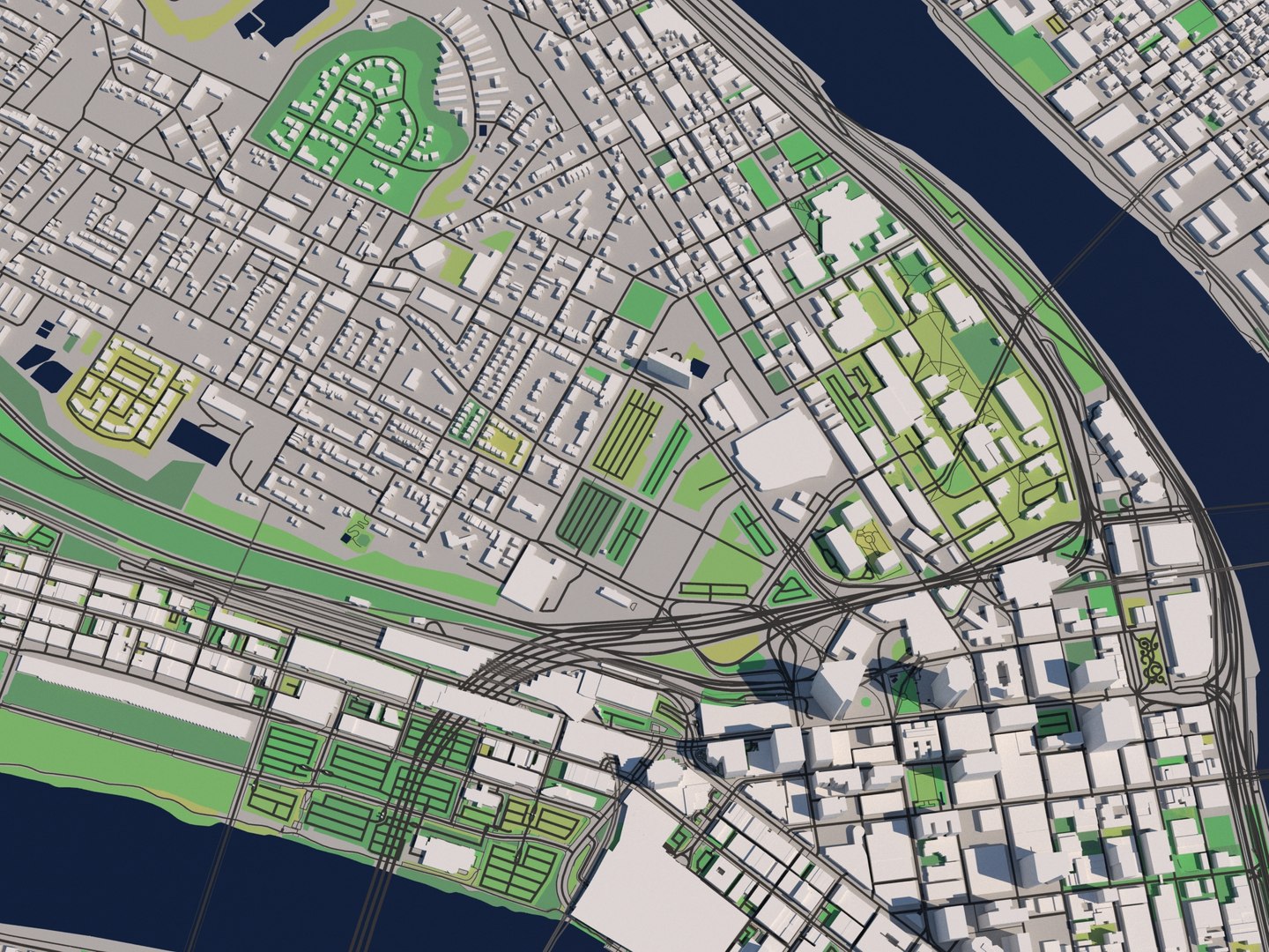 Pittsburgh Maps 3D - TurboSquid 1433836