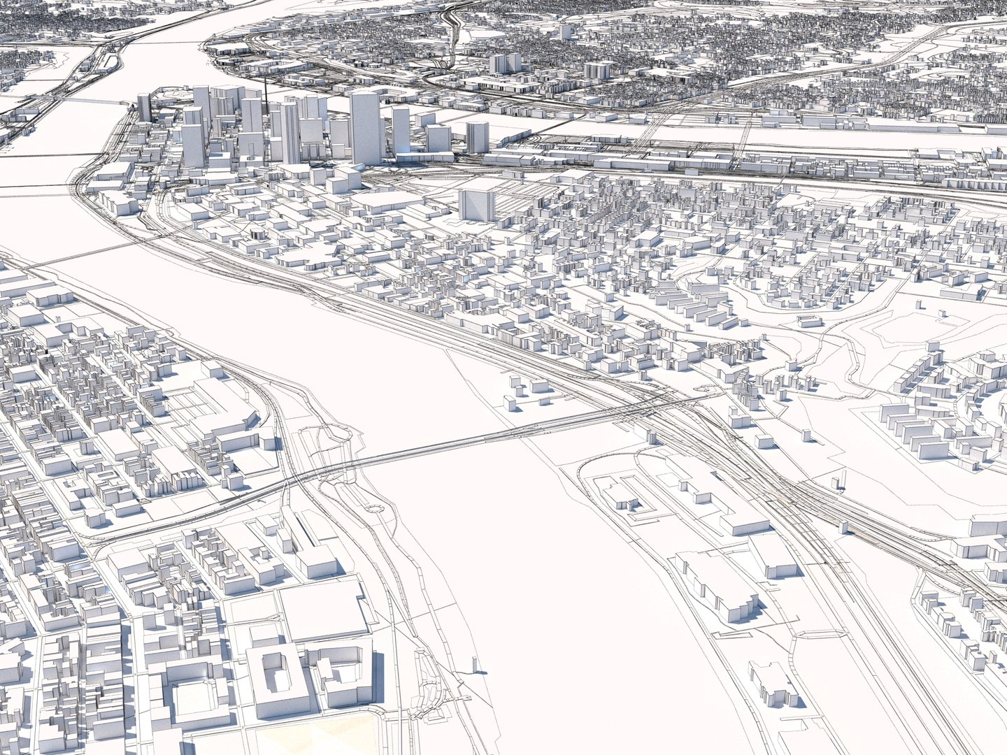 Pittsburgh Maps 3D - TurboSquid 1433836