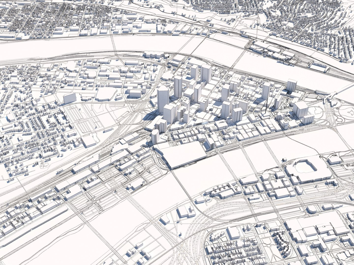 Pittsburgh Maps 3D - TurboSquid 1433836