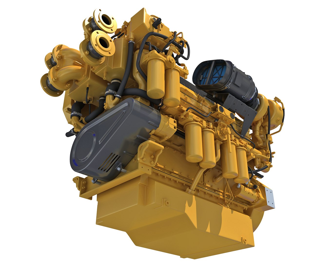 3D Model Marine Propulsion Engine - TurboSquid 1236725