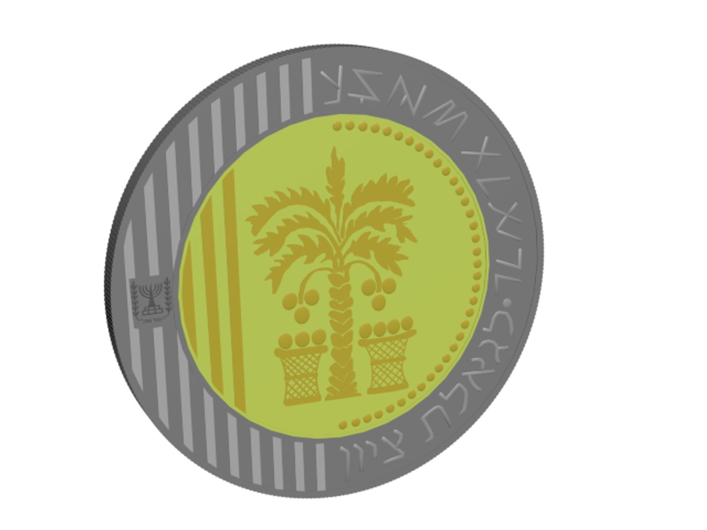 3D 10 Israeli Shekel Nis Model - TurboSquid 1277845