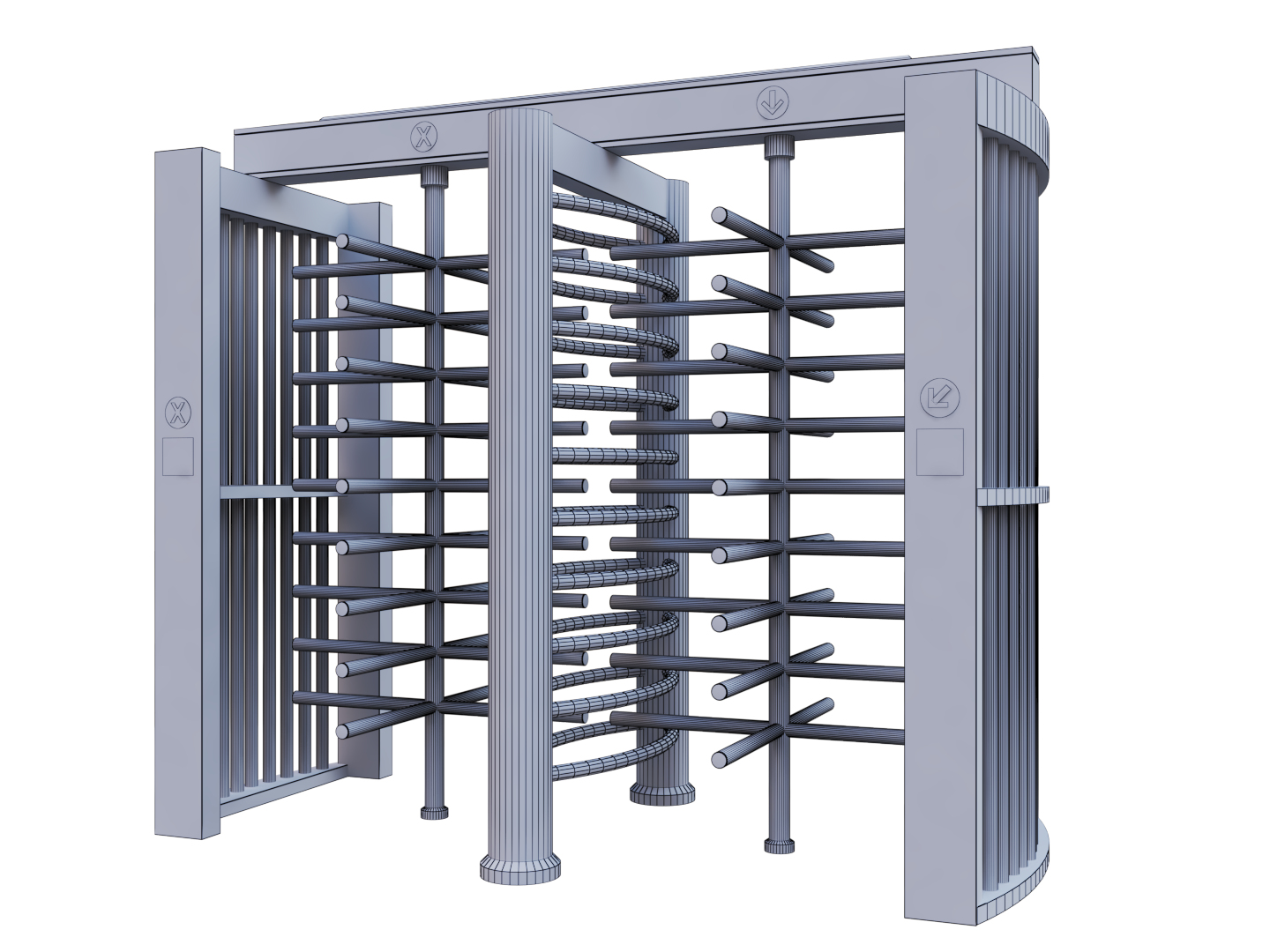 3d Security Gate model - TurboSquid 1768361