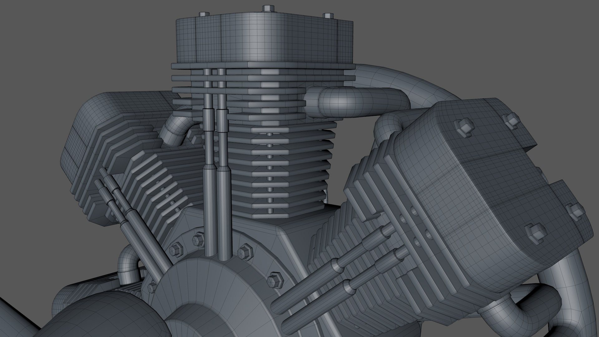 3D Model Radial Engine - TurboSquid 1667913