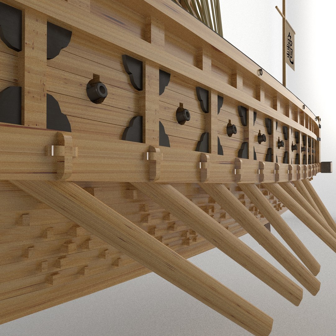 3D Turtle Ship Model - TurboSquid 1768559