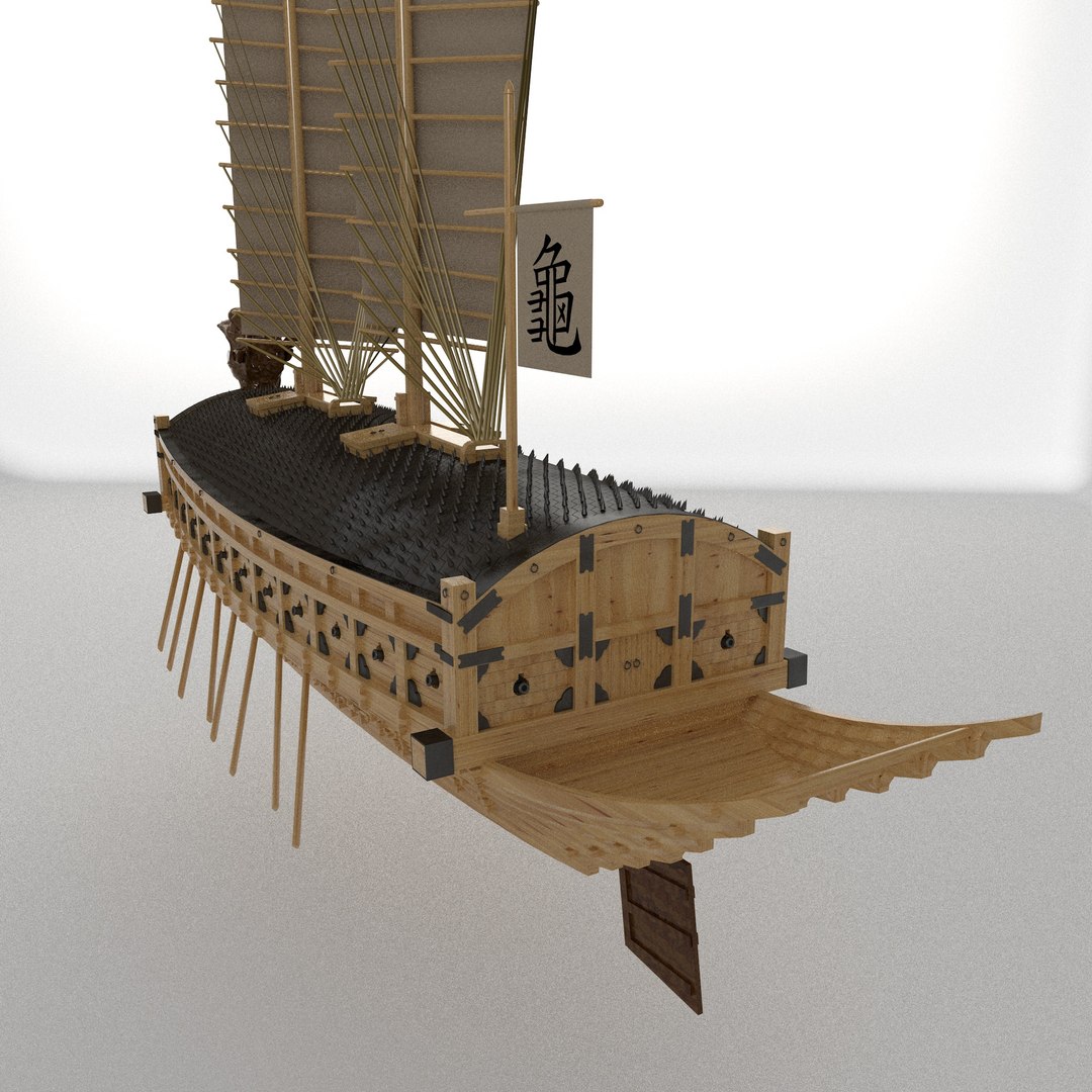 3D Turtle Ship Model - TurboSquid 1768559