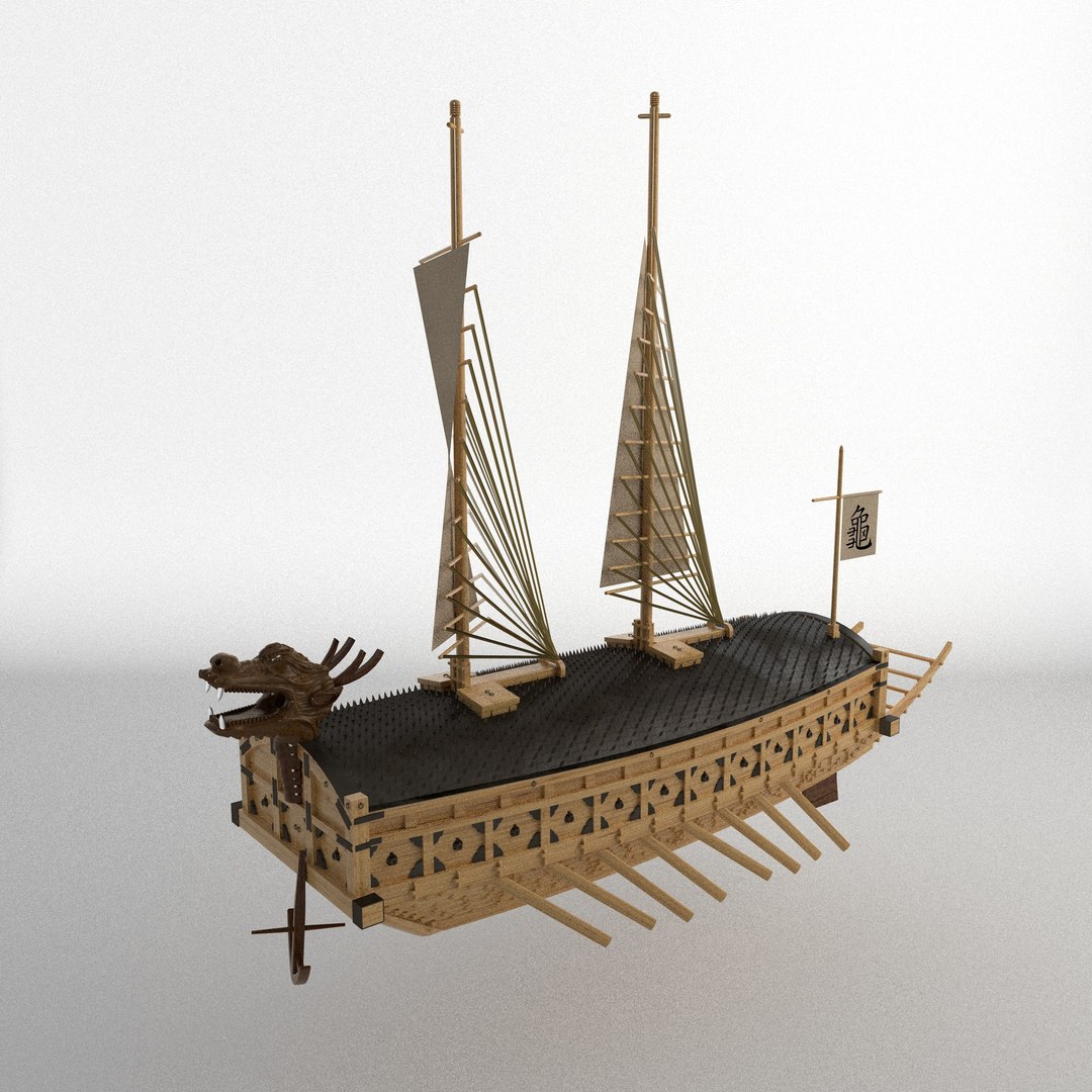 3D Turtle Ship Model - TurboSquid 1768559