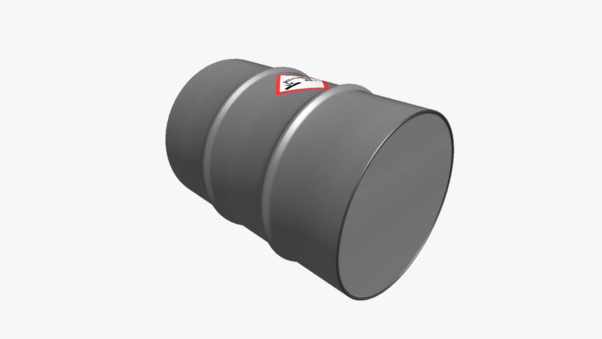Metal barrel - Corrosion - Basic 3D model - TurboSquid 2179166