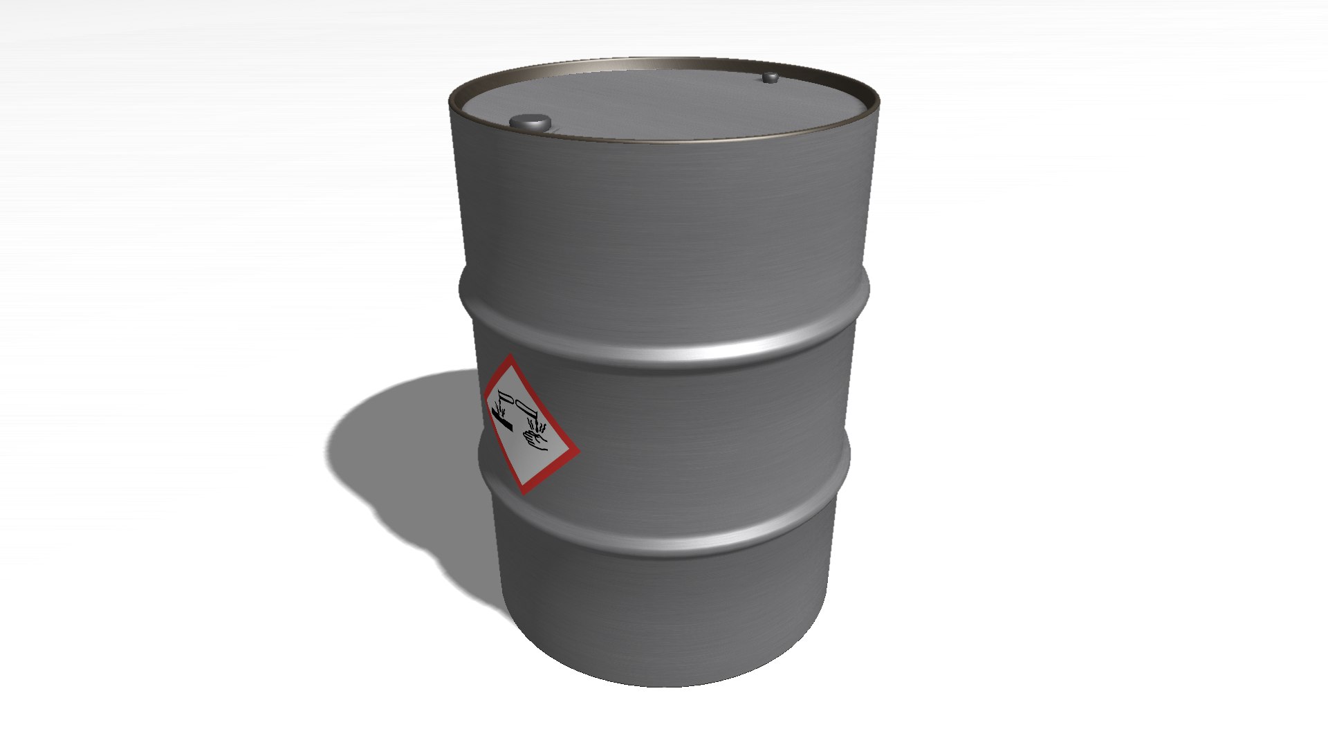 Metal barrel - Corrosion - Basic 3D model - TurboSquid 2179166