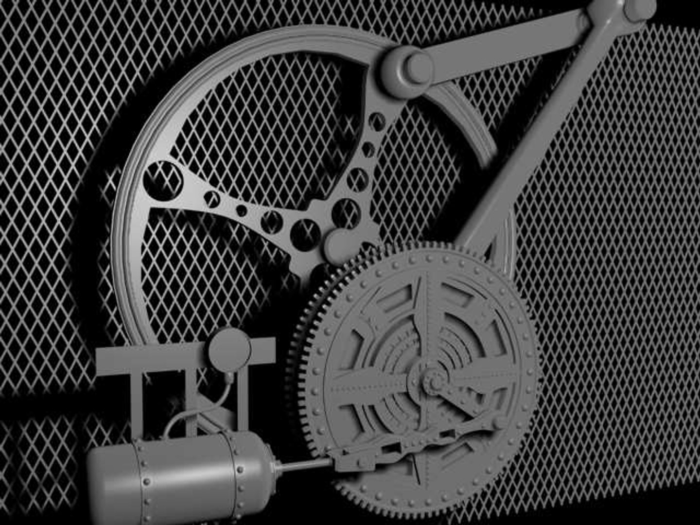 3ds Max Steam Engine