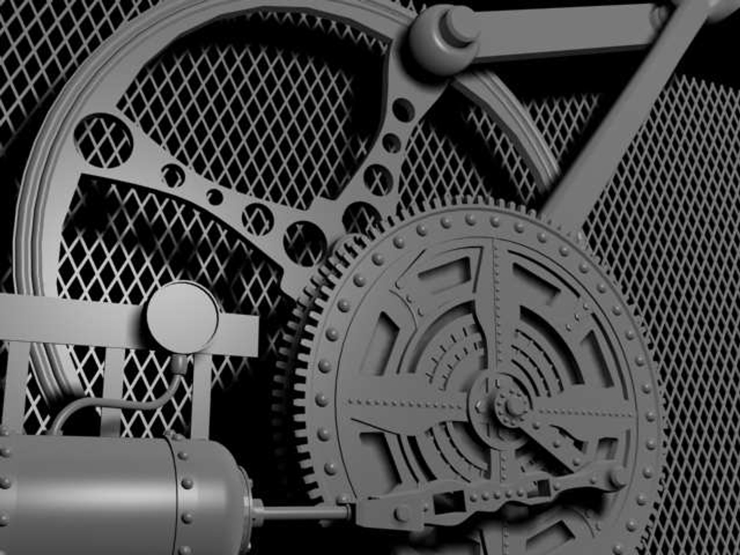 3ds Max Steam Engine