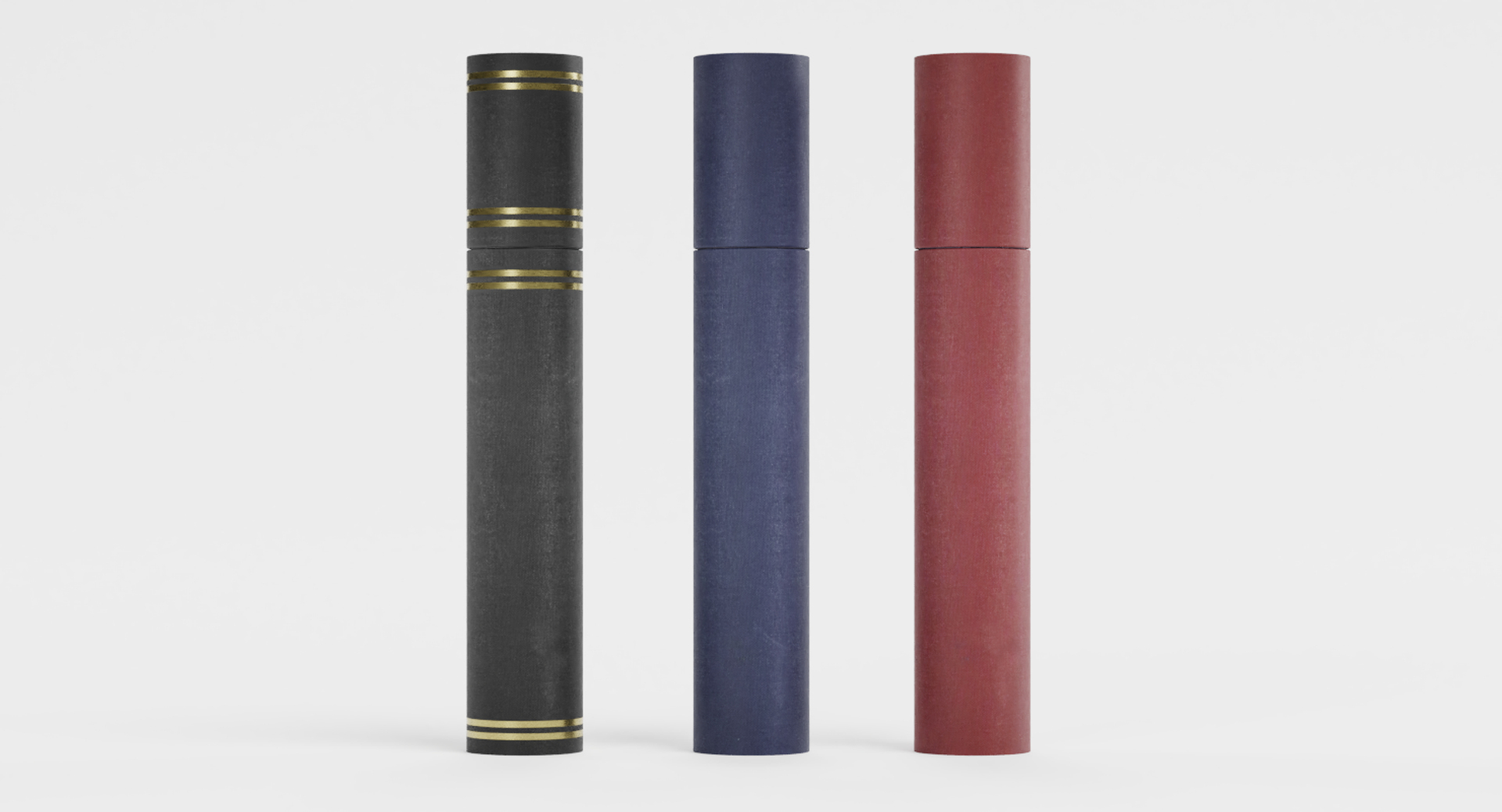 Certificate Tubes 3D Model - TurboSquid 1413477