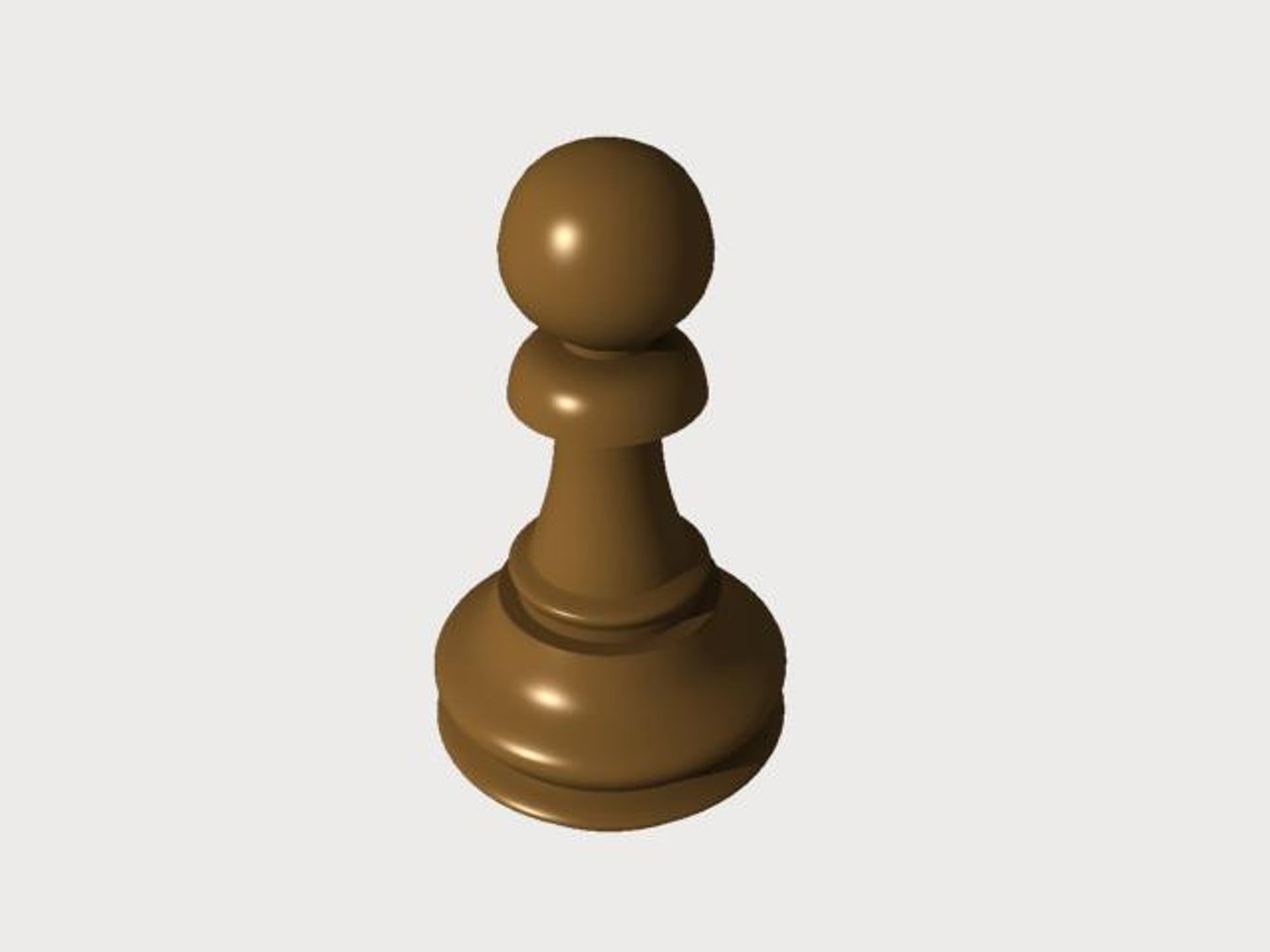 3d Model Chess Pawn