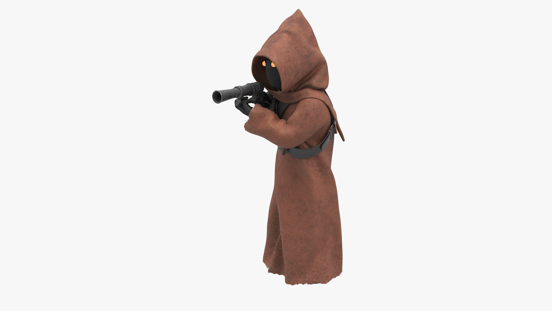 Star Wars Jawa Character With Ion Blaster 3D Model - TurboSquid 2406974
