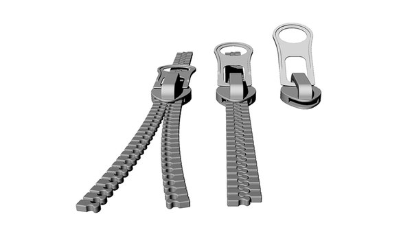 Zipper model - TurboSquid 1787702