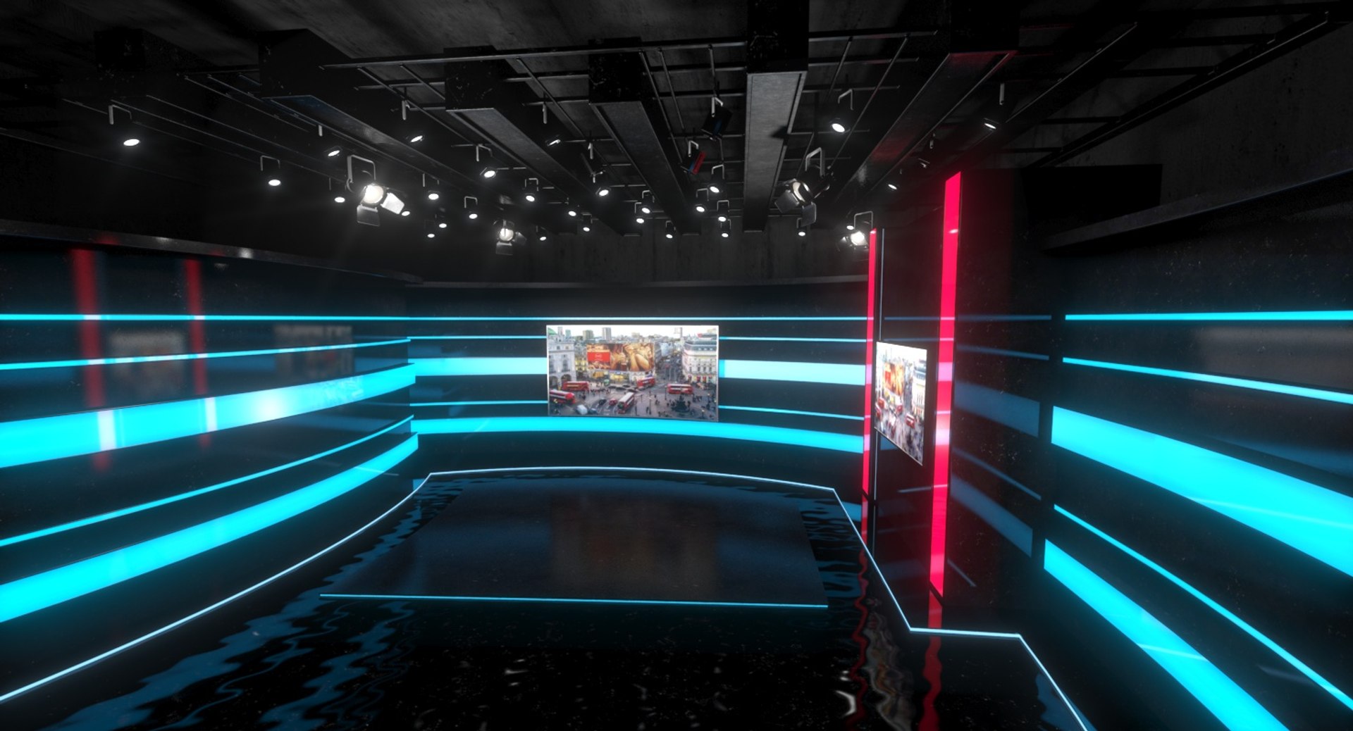 Virtual Set Studio 3D Model - TurboSquid 1403297