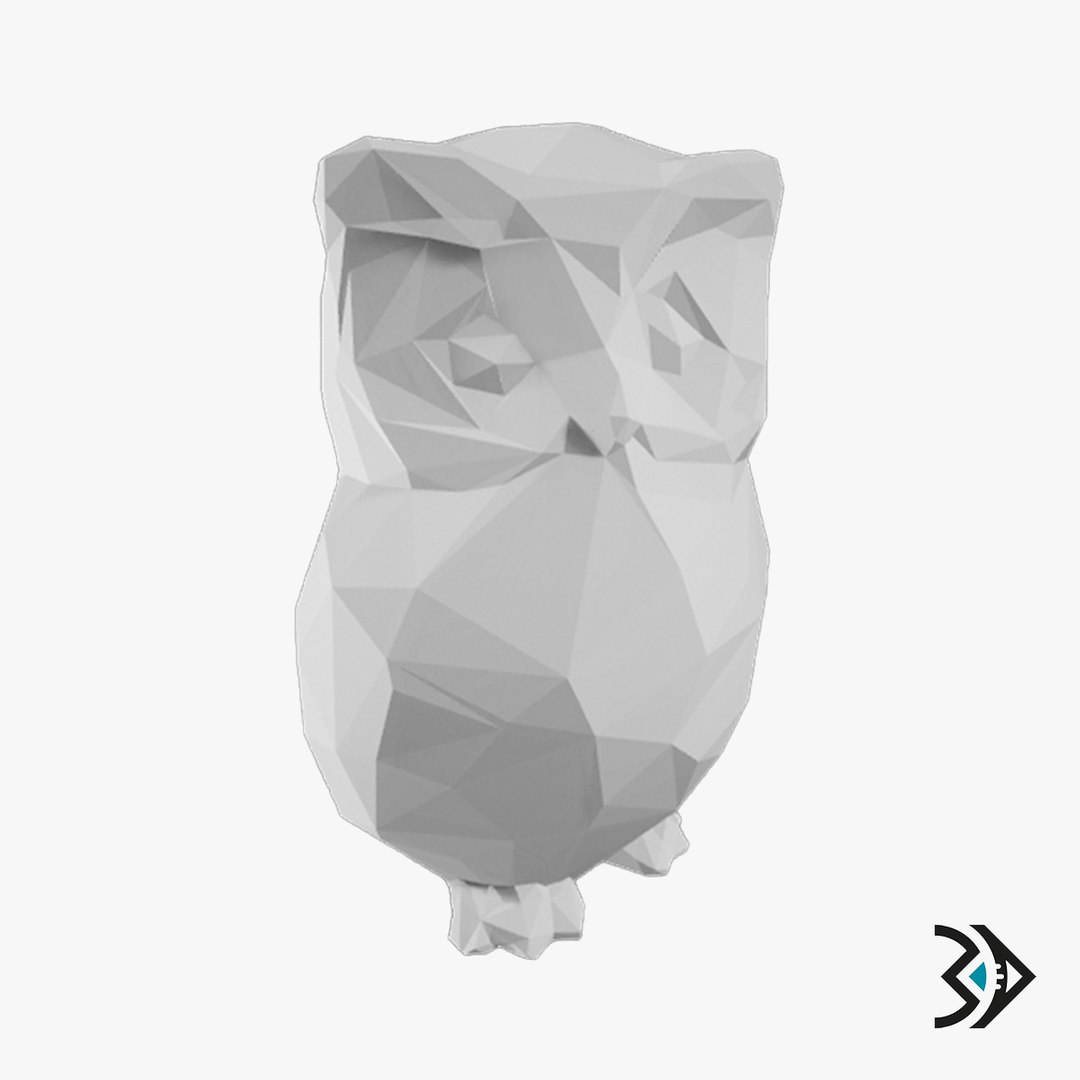 OWL LOWPOLY Model - TurboSquid 1966697
