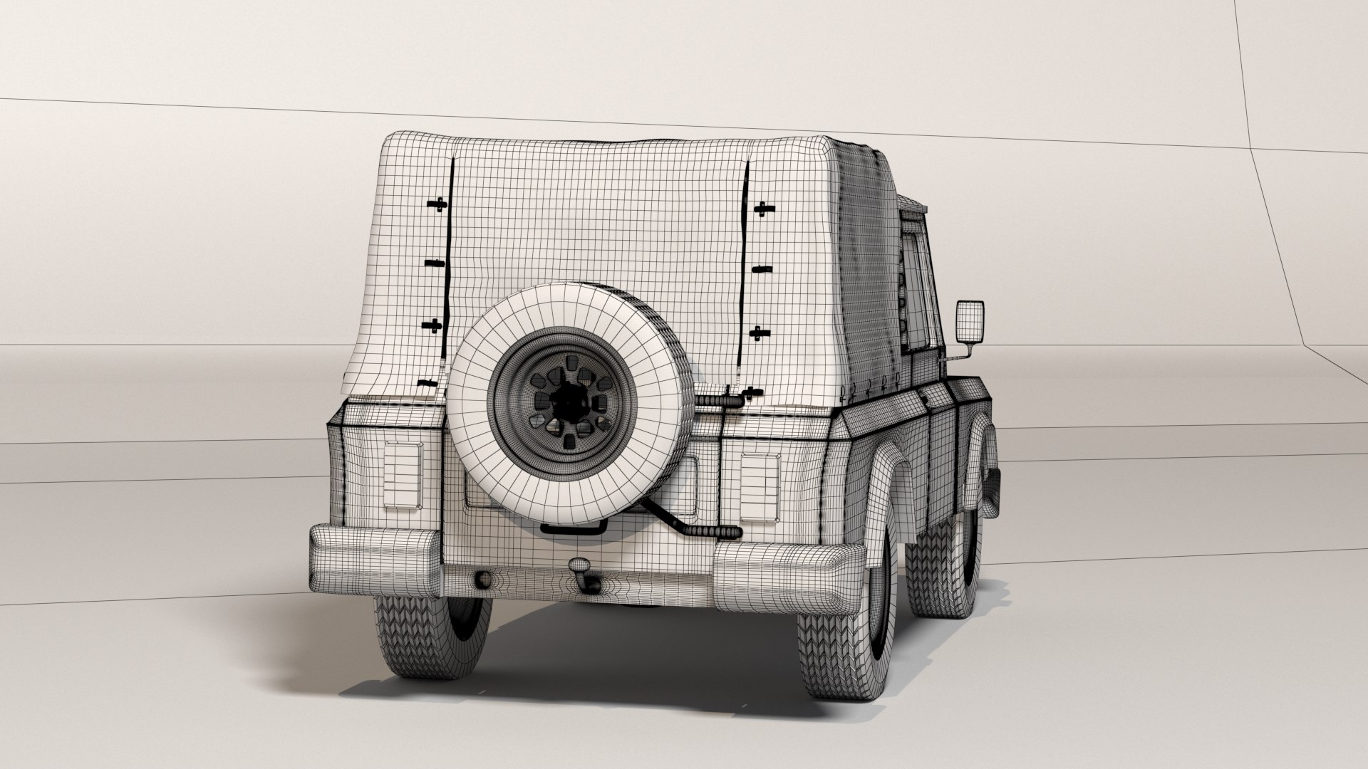 3D ARO 242 Used Car Model - TurboSquid 2008677