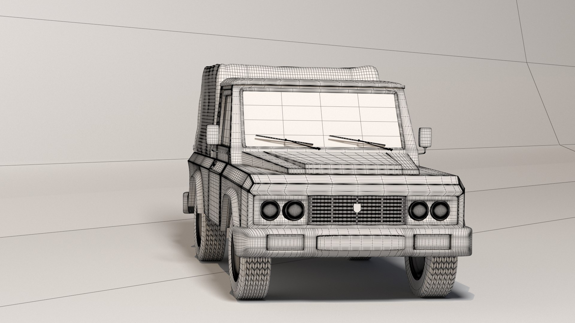 3D ARO 242 Used Car Model - TurboSquid 2008677