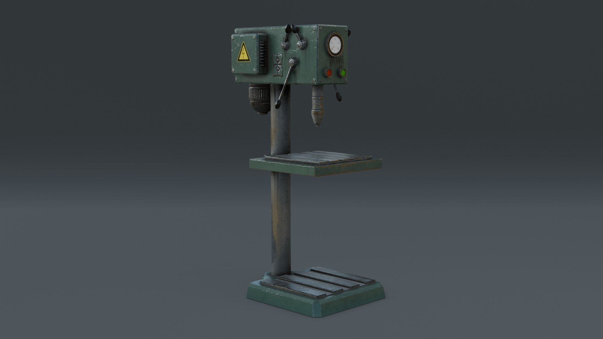 3D Machine 01 Weathered Model - TurboSquid 2194238