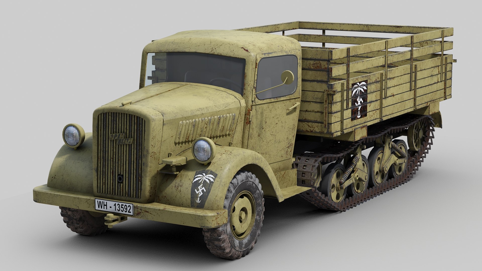 Ww2 German Opel Blitz 3D - TurboSquid 1586465
