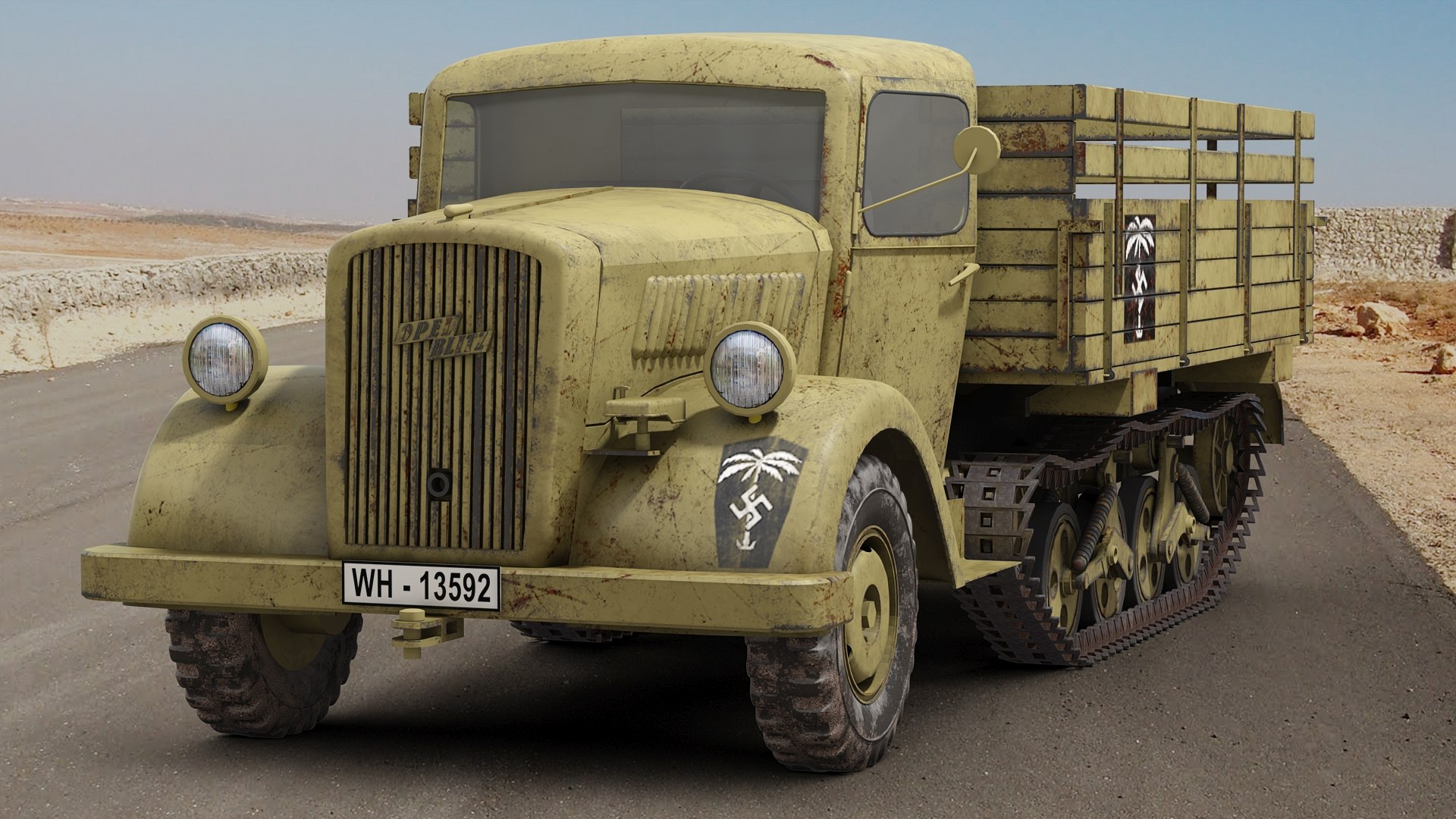 Ww2 German Opel Blitz 3D - TurboSquid 1586465
