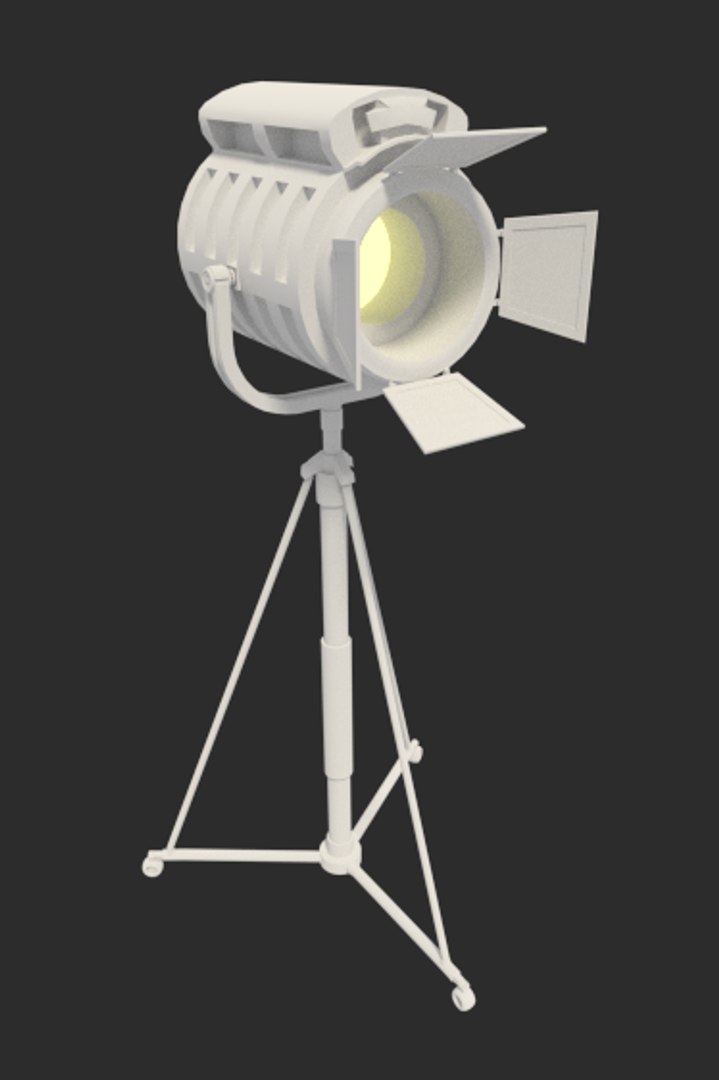 3ds Max Mobile Spotlight Light