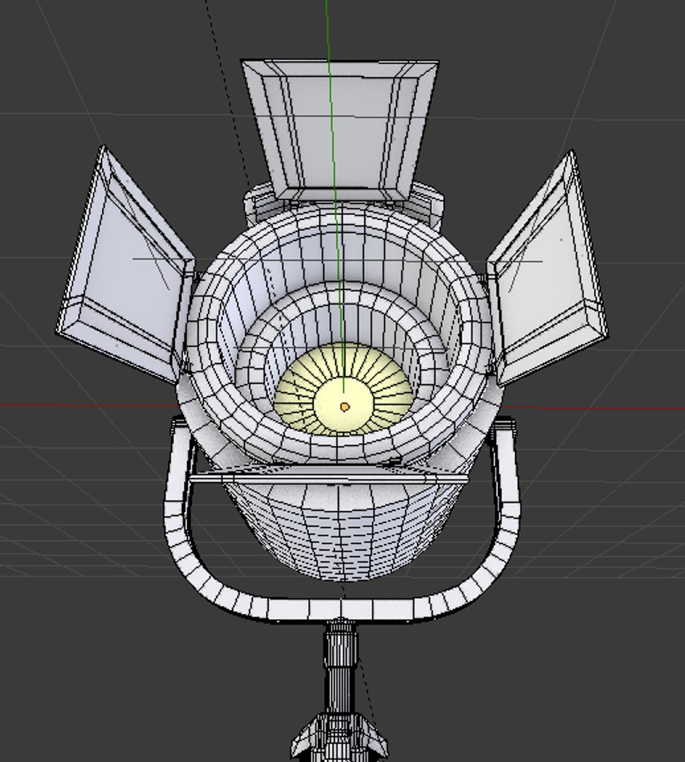 3ds Max Mobile Spotlight Light