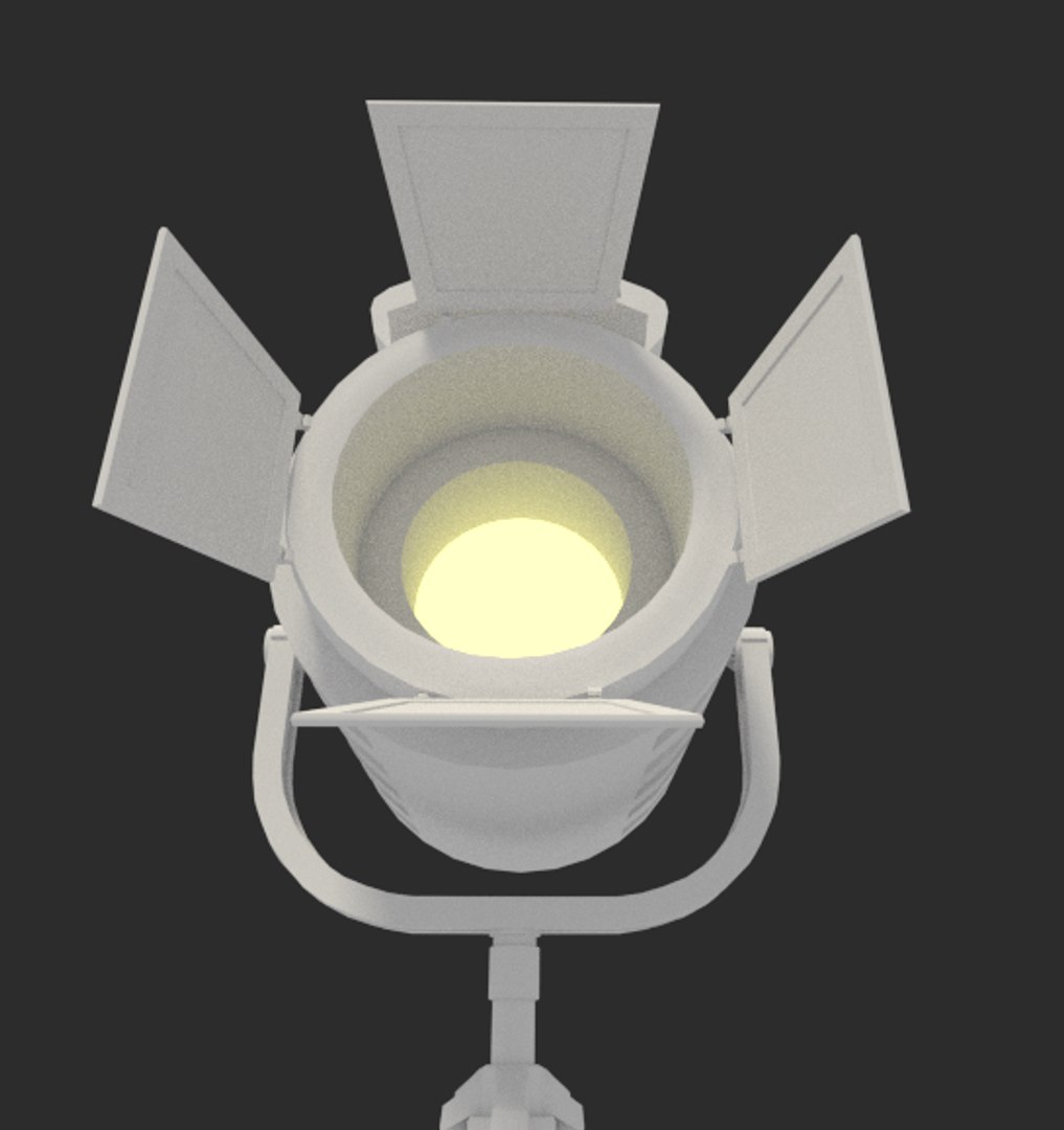 3ds Max Mobile Spotlight Light