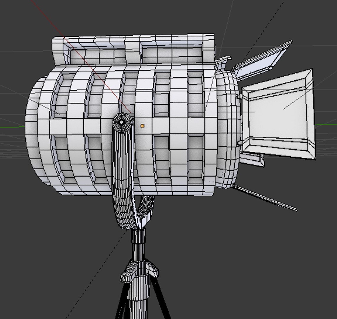 3ds Max Mobile Spotlight Light