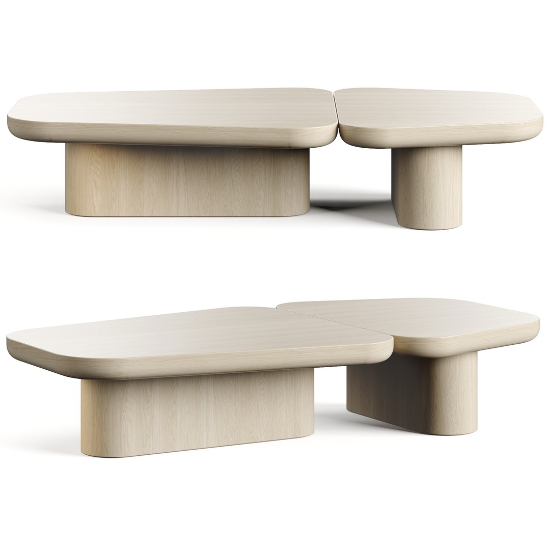 Secolo Pangea Coffee Table 3D Model - TurboSquid 2053962