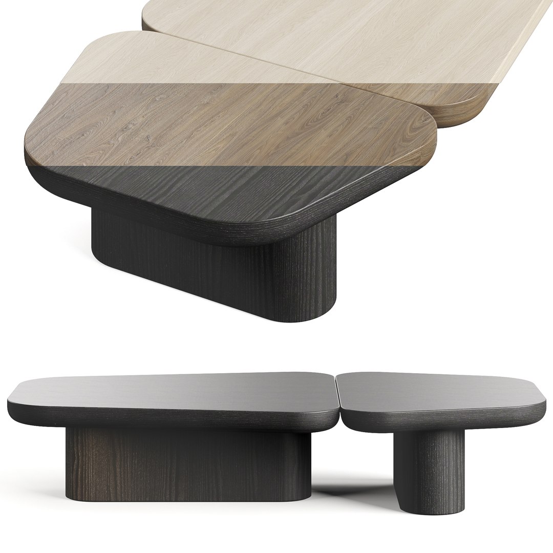 Secolo Pangea Coffee Table 3D Model - TurboSquid 2053962