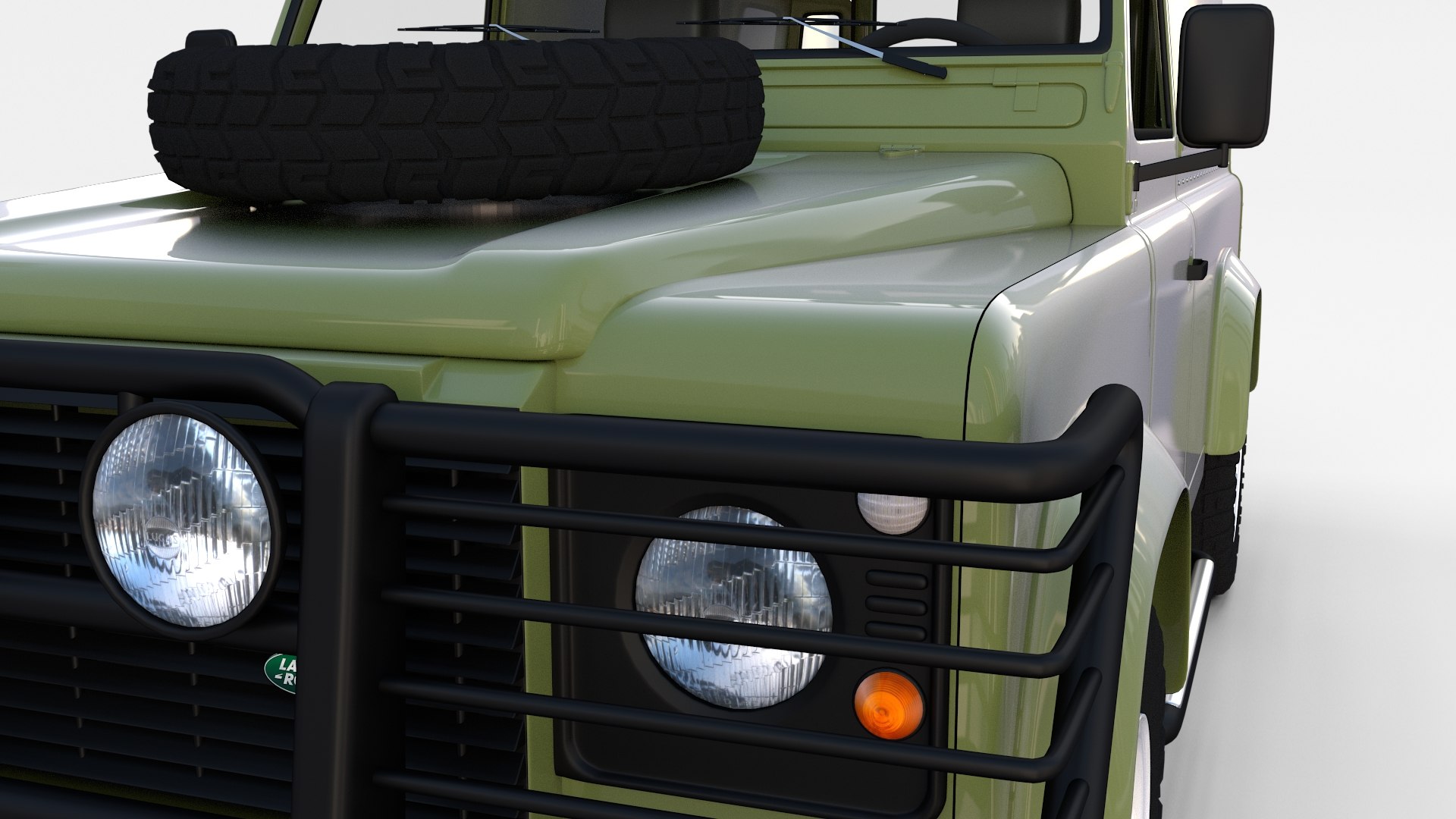 3d Land Rover Defender 110 Model