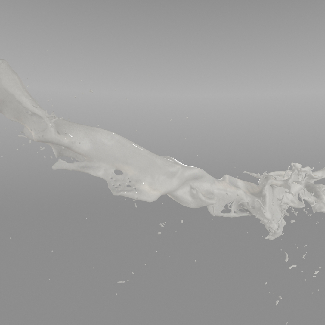 3d liquid flow pack model