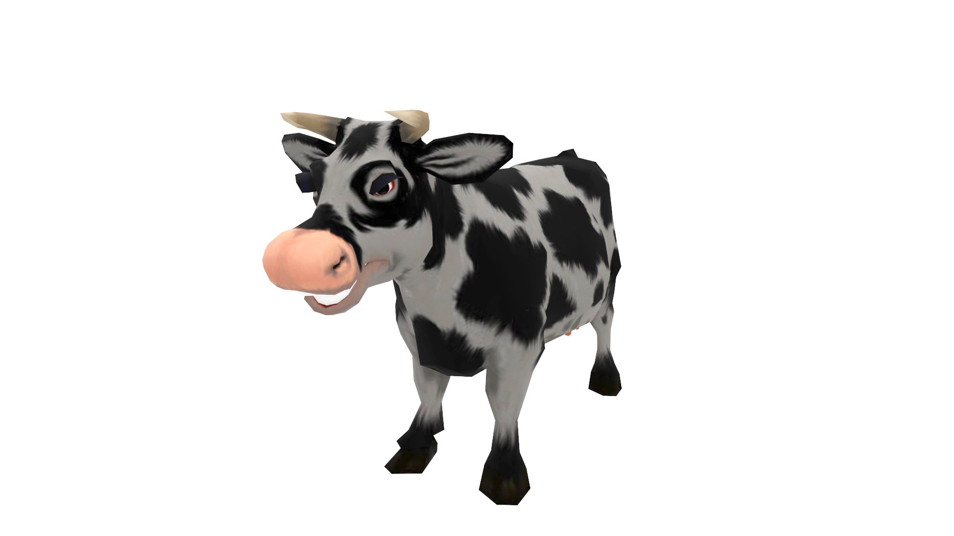 3D Cow - TurboSquid 2172763
