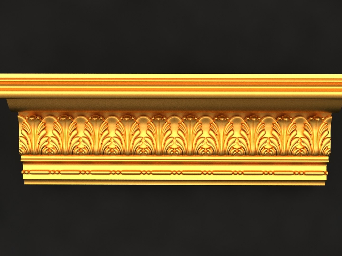 3D Cornice Mold Decor Model - TurboSquid 1179088
