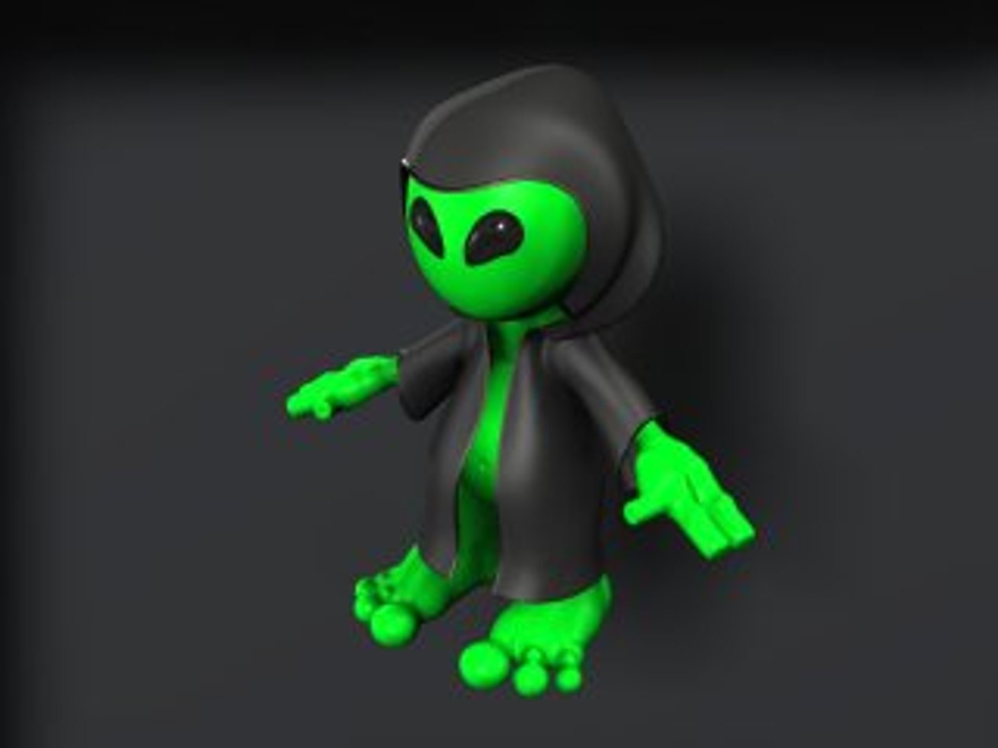 aliens characters 3d model