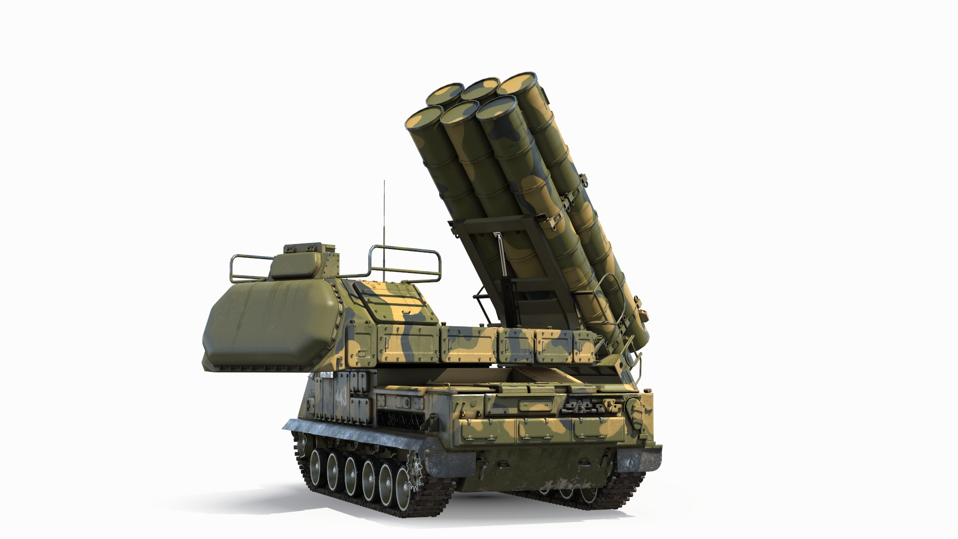 3D 9K317M Buk M3 Russian Missile System Battle Position Model ...