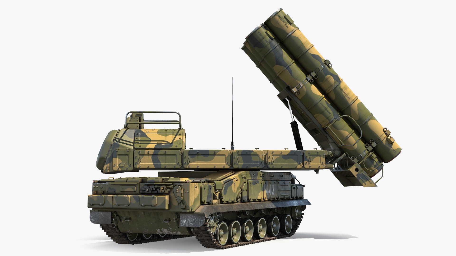 3D 9K317M Buk M3 Russian Missile System Battle Position Model ...