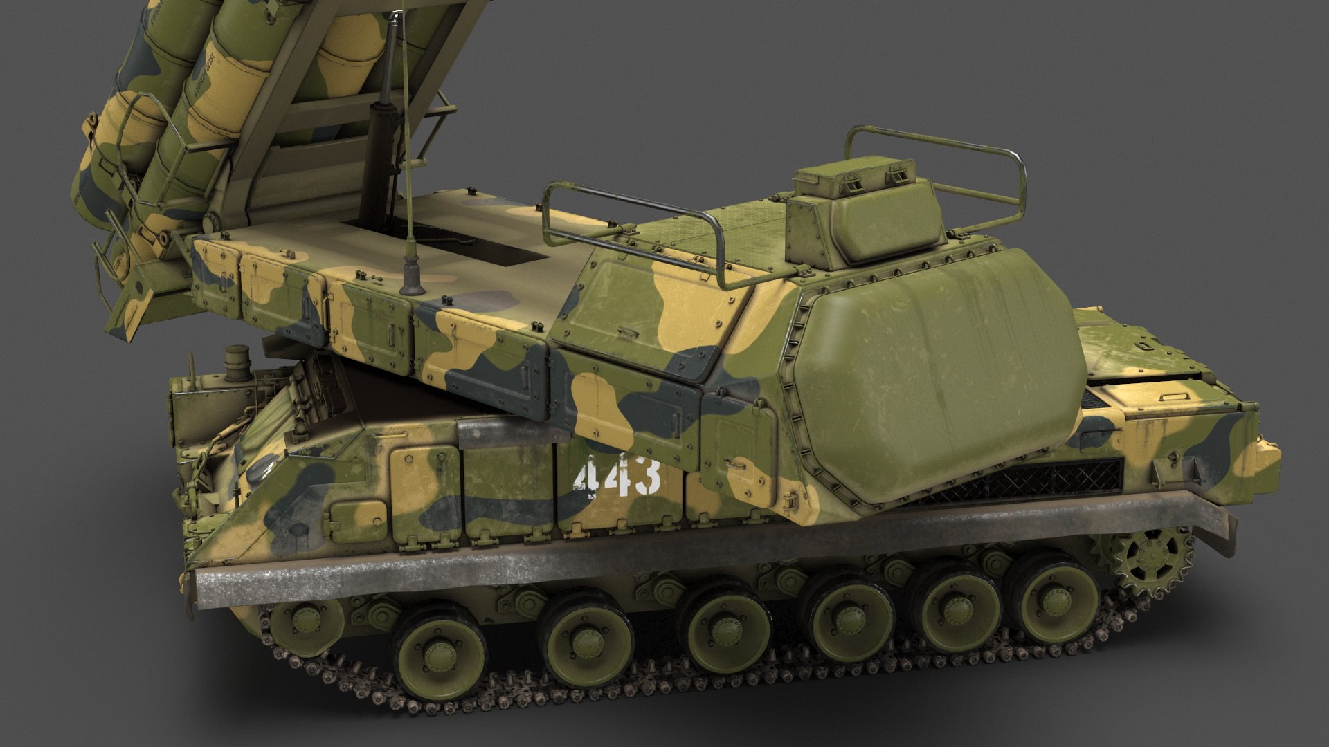 3D 9K317M Buk M3 Russian Missile System Battle Position Model ...