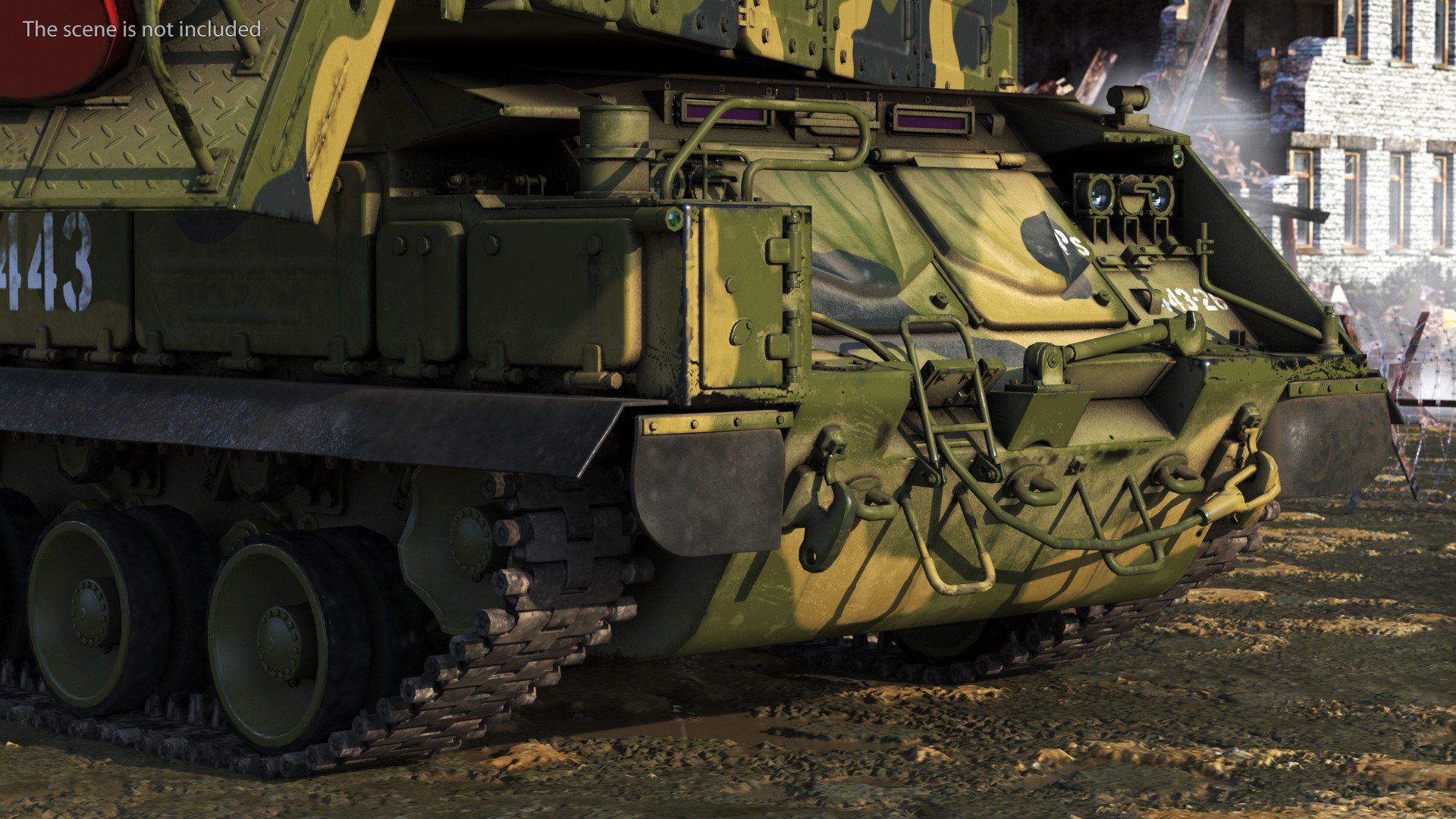 3D 9K317M Buk M3 Russian Missile System Battle Position Model ...